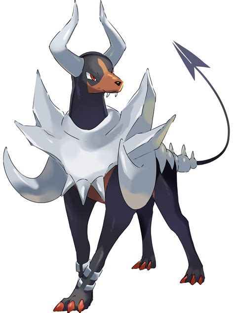 Houndoom And Mega Houndoom Pokemon Drawn By Mian3zandora Danbooru