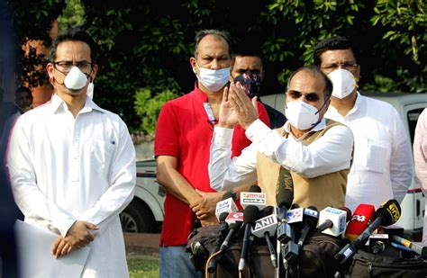 Parliament Monsoon Session Adhir Ranjan Chowdhry Talks To The Media