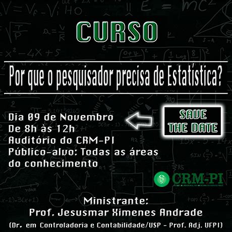 Curso na área de Estatística deve movimentar pesquisadores