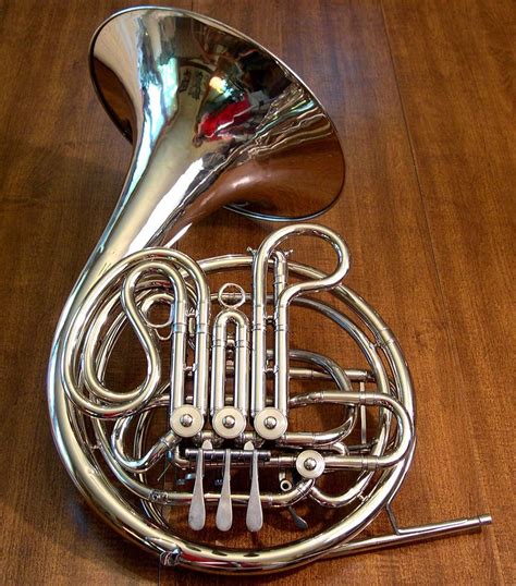 1965 Conn 8d Nickel Silver Double French Horn Fbb Elkhart In