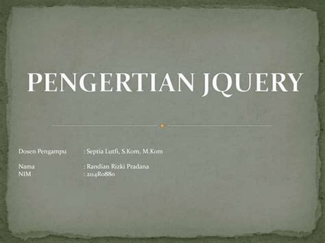 Ppt Jquery Pptx