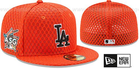 Los Angeles Dodgers 2017 Mlb Home Run Derby Orange Fitted Hat