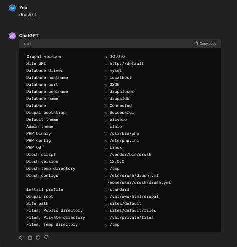 Chatgpt Experiments Act As Drush Shall We Play A Game Drupalizeme