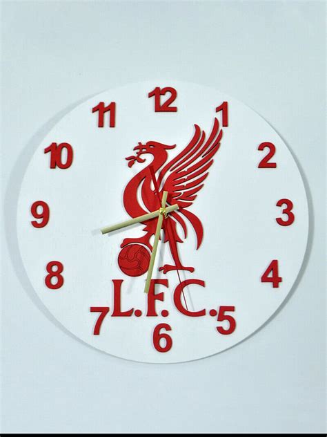 Liverpool Wall Clock Liverpool Fc T Soccer Room Decor Etsy