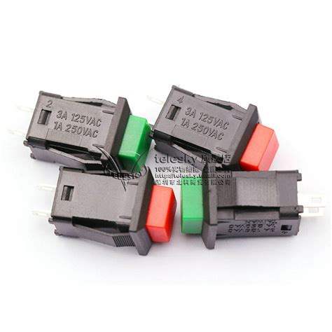 DS 429A 429B Push Button Switch Key Switch 2 Pieces Telesky Key Switch Button Switch