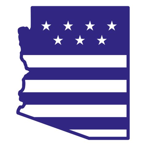 Diseño Png Y Svg De Estados De Duotono De Arizona Para Camisetas