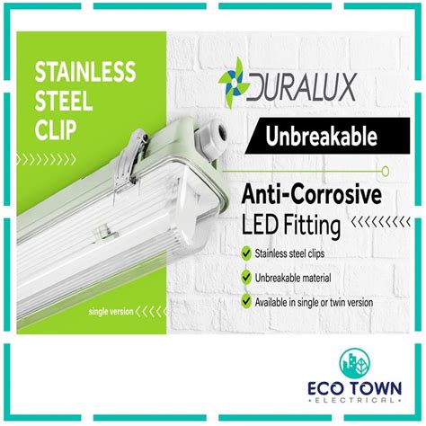 Anti Corrosive Weatherproof Led Fitting Single Double For T8 Tube