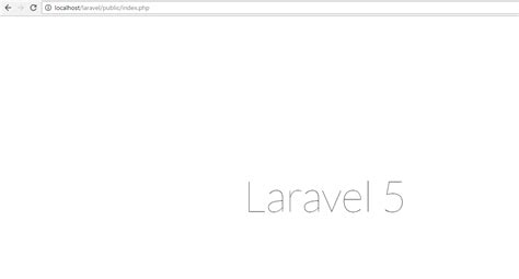 Articles On Web Development Technologies Laravel 50 Installation In
