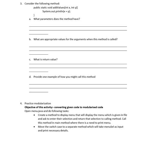 Solved 3 Consider The Following Method Public Static Void Chegg