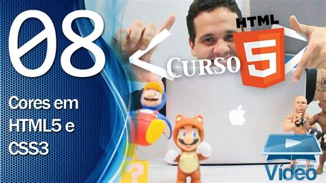 Curso de HTML5 - 08 - Códigos de Cores em HTML5 e CSS3 - by Gustavo Guanabara - YouTube