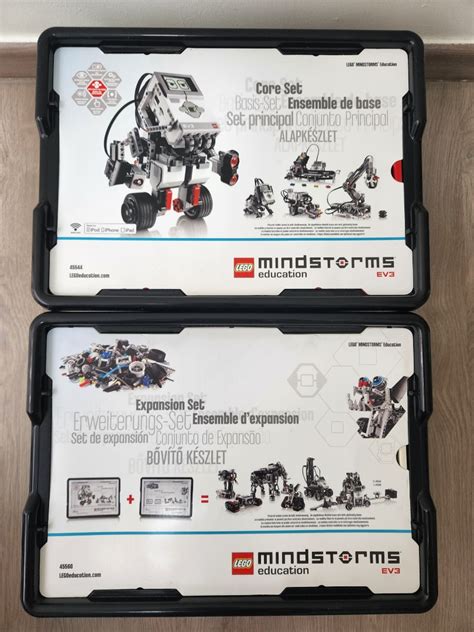 Lego Mindstorms Education EV3 Core Set (45544) and Expansion Set (45560 ...