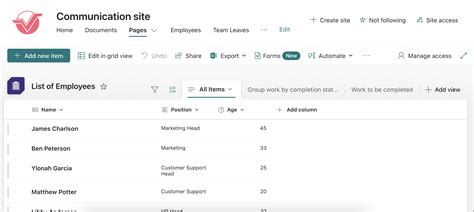 How To Make A Sharepoint Table Using The Table Design Element