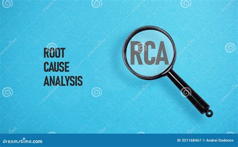 Root Cause Analysis RCA Is Shown As The Business Concept Stock Image Image Of Solving