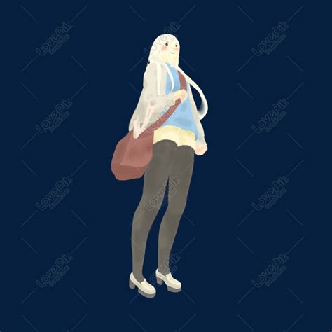 손으로 그린 소녀 장식 Png 일러스트 무료 다운로드 Lovepik