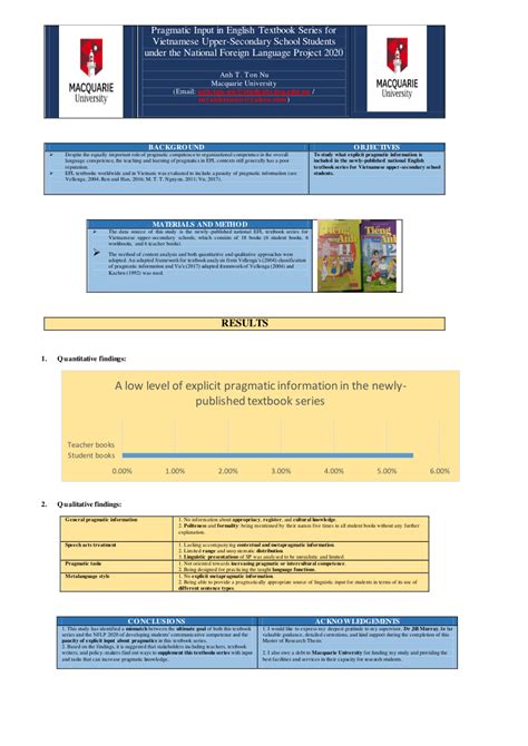 pdf pragmatic input in english textbook series for vietnamese upper