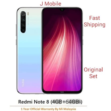 Xiaomi Redmi Note Gb Gb Genuine Malaysia Set Shopee Malaysia
