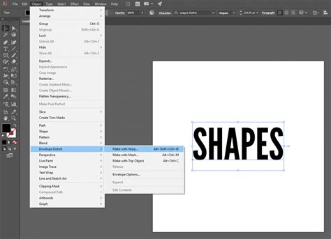 How To Warp Text Into Shapes With Adobe Illustrator CC Logos By Nick