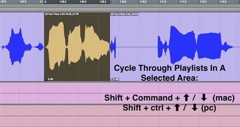 Comping Playlists In Pro Tools Advanced Shortcuts