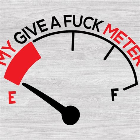 Give A Shit Meter Etsy