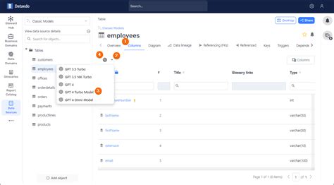 Autodocumenting Tables And Views With Ai Dataedo Documentation