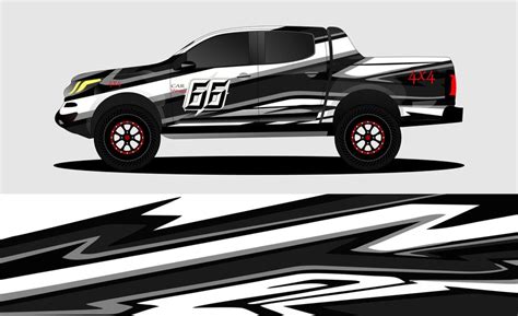 Premium Vector Pickup Truck Decal Designs Cargo Van And Car Wrap