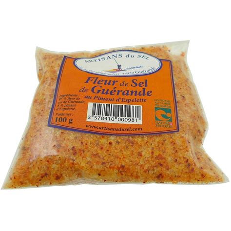 Fleur De Sel Au Piment Despelette