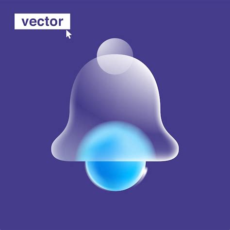 Premium Vector Notification Bell Icon For Incoming Inbox Message In