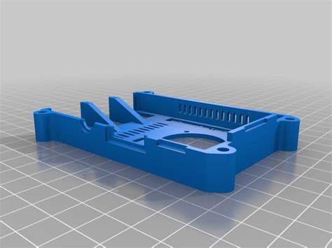 Raspberry Pi 4 Pi 3 Pi 2 Case With Vents 40mm Or 30mm Fan 3d Printer Model Download Free Stl