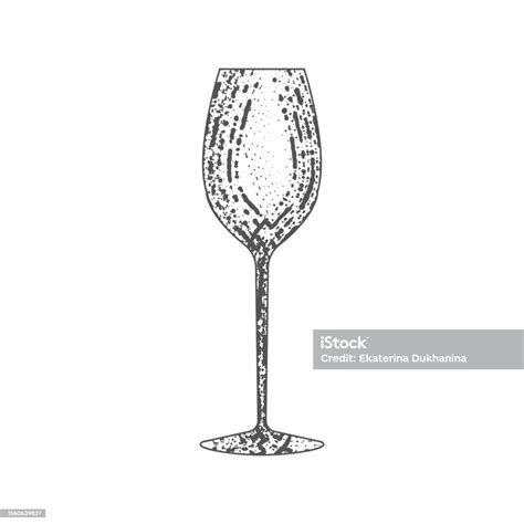 복고풍 목판화 스타일의 빈티지 와인 잔 레스토랑과 해산물 테이블을 위한 디자인 벡터 그림입니다 건강관리와 의술에 대한 스톡 벡터
