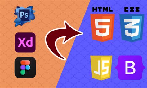 créer un design de site web en html5 css3 javascript et bootstrap