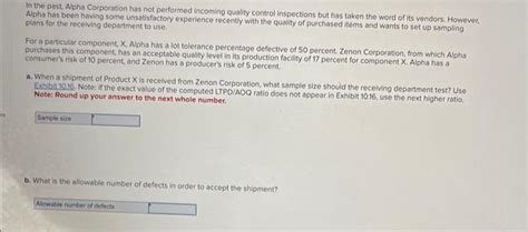 Solved In The Past Alpha Corporation Has Not Performed