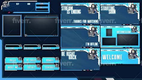 I Will Design A Custom Twitch Overlay Twitch Animation And Logo Artofit