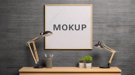 빈 모형 및 포스터 디스플레이 배경을 보여주는 힙스터 스타일 인테리어의 3d 렌더링 테리 배경 포스터 배경 타일 배경 이미지 Hd 테리 포스터 타일 배경 사진