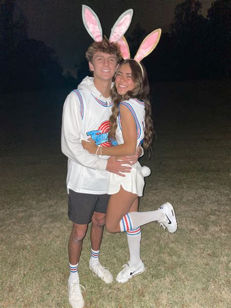 Couple Halloween Costume Space Jam Bugs Bunny And Lola Bunny Tune Squad