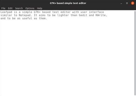 Como Instalar O Editor De Textos Leafpad No Linux Via Snap