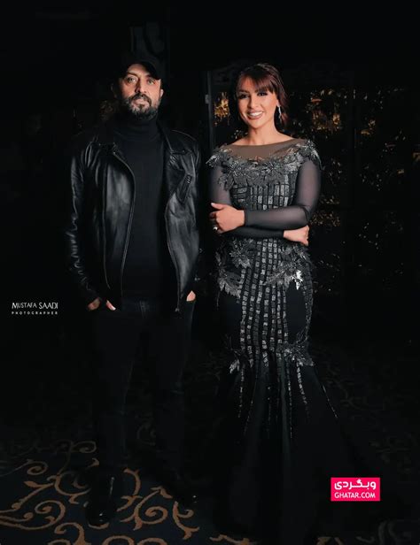 عکس مصطفی زمانی و بازیگر زن عراقی در مراسم رونمایی از سریال آمرلی