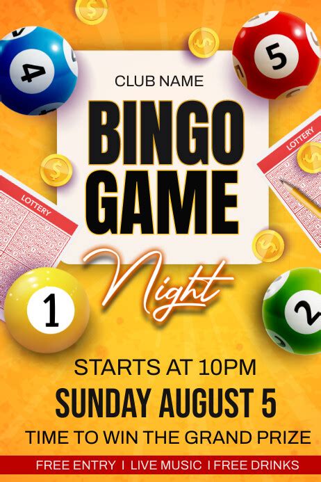 Bingo Game Poster Template🔽 Explore Tudo Sobre A Plataforma De Apostas
