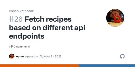 fetch recipes based on different api endpoints · issue 26 · ephes