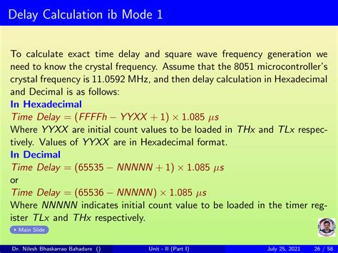 Timers And Counters Of Microcontroller 8051 Ppt