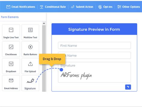 Signature Addon For Arforms Code Market