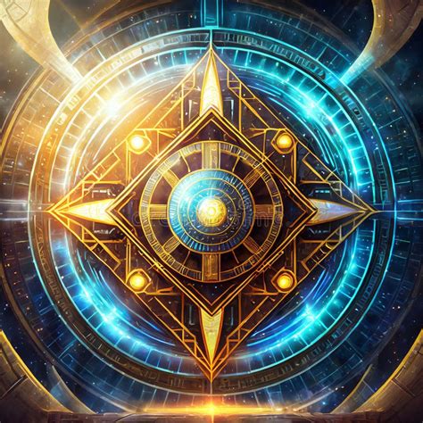 Digital Image Of A Sci Fi Symbol Stock Illustration Illustration Of