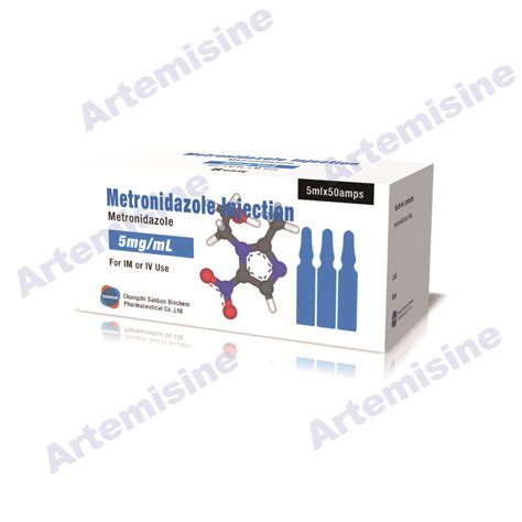 Metronidazole Injection Sinophare Bio Technology Co Ltd