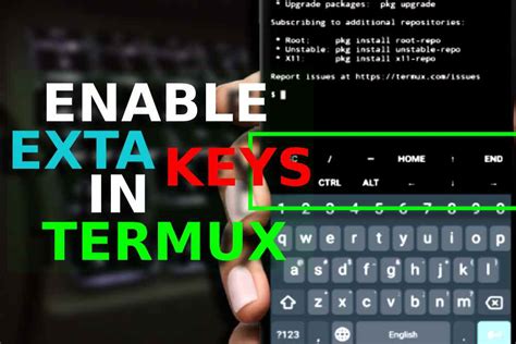 How To Enable Extra Keys In Termux Enable Any Key Termux