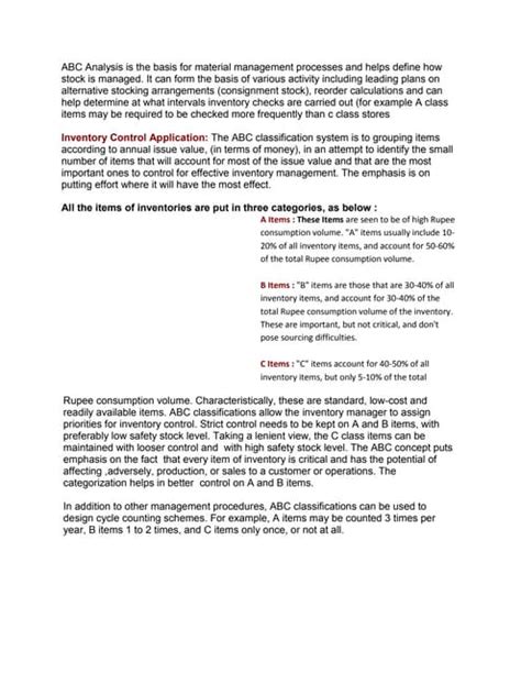 Abc Analysis Pdf