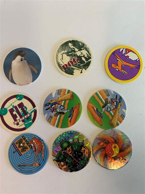 Vintage Pogs Lot Pogs Vintage Pogs 90s Pogs Pogs Game Etsy