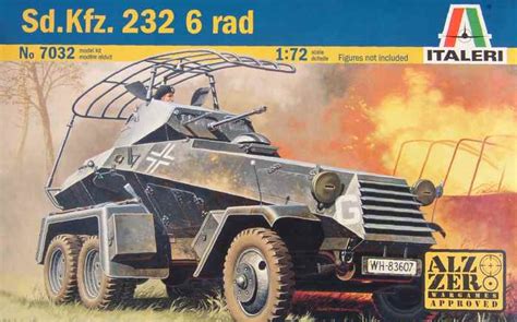 Sdkfz 232 6 Rad Spähpanzer Italeri 172