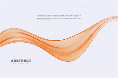 Premium Vector Abstract Smooth Wavy Wave Background Wavy Lines Flow Motion Curve