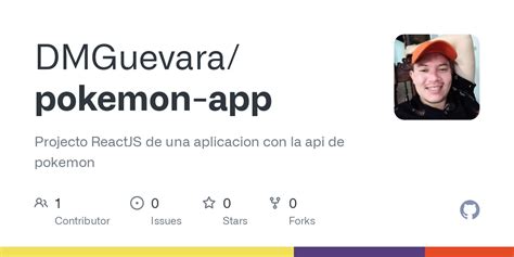 GitHub DMGuevara Pokemon App Projecto ReactJS De Una Aplicacion Con La Api De Pokemon