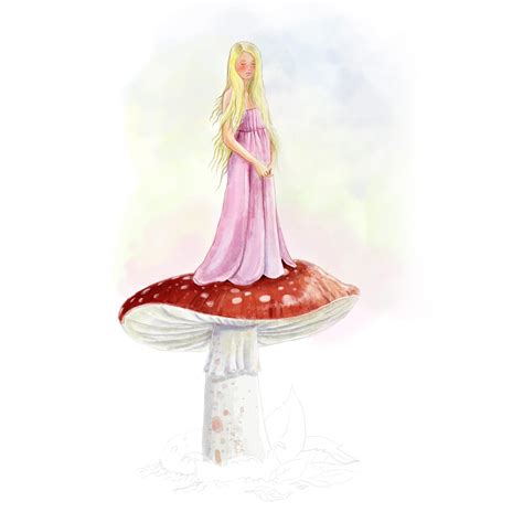 Premium Photo Mushroom Princess