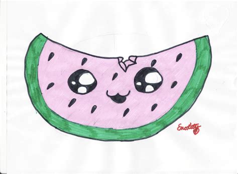 Chibi Watermelon By Emokitty07 On Deviantart
